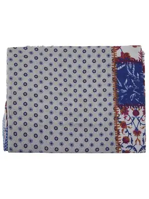 LEATHER SMITH LONDON Scarf Patchwork Printed Scarf - Multi