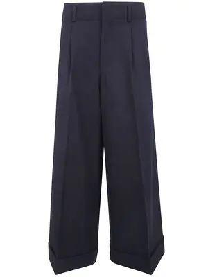 Comme Des Garçons Trousers Wool Thick Gabardine Classic