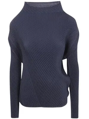 Issey Miyake Shirt Pleated "misty Pleats