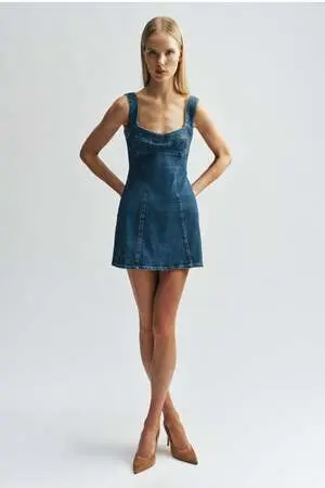 Bardot 030 Denim Mini Dress