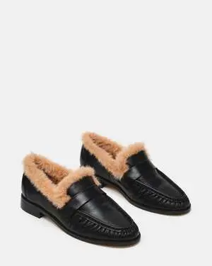 Steve Madden Ronie Faux Fur Loafers