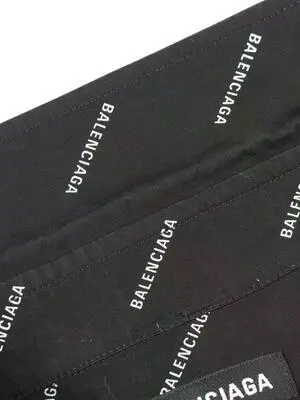 Balenciaga 2010s Logo-print Button-down Shirt