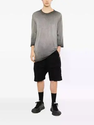 THOM KROM Cold-dye Three-quarter Sleeve T-shirt