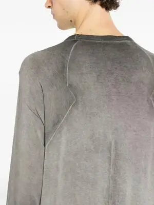 THOM KROM Cold-dye Three-quarter Sleeve T-shirt