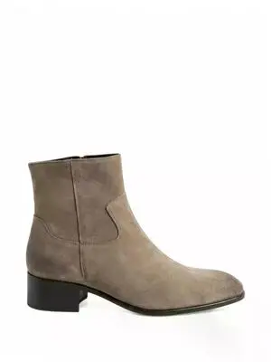 SANGUE Suede Ankle Boots