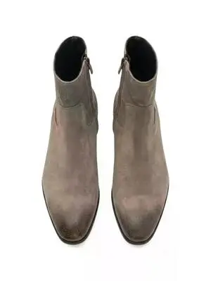 SANGUE Suede Ankle Boots