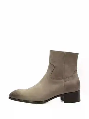 SANGUE Suede Ankle Boots