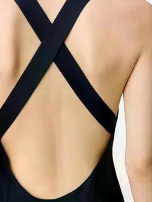 Claudie Pierlot Crystal-embellished Cross-back Dress