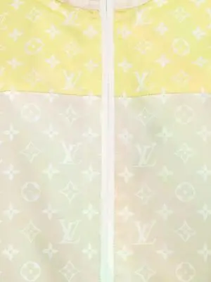 LOUIS VUITTON Monogram-print Gabardine Coat
