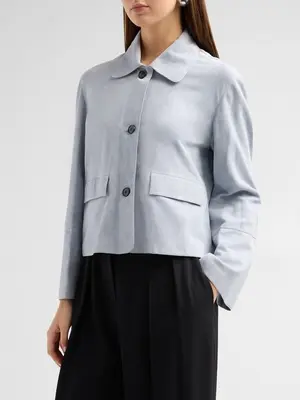 ARMA Suede Single-breasted Jacket