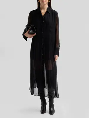 FRAME The Whisper Pleat Dress