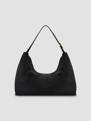 Vince Medium Plonge Vivian Leather Hobo Bag