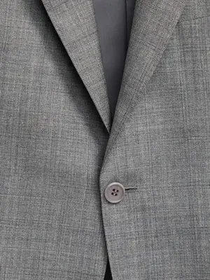 Canali Plaid Wool-silk Suit