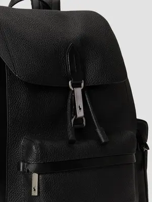 Polo Ralph Lauren Polo Id Pebbled Leather Backpack