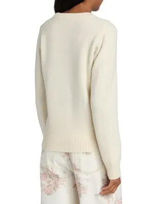 GANNI Puppy Love Crewneck Sweater