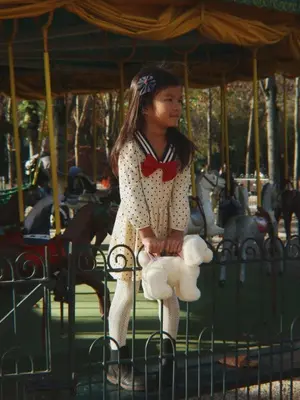 KONGES SLOJD Puppy Plush Bag - Off White