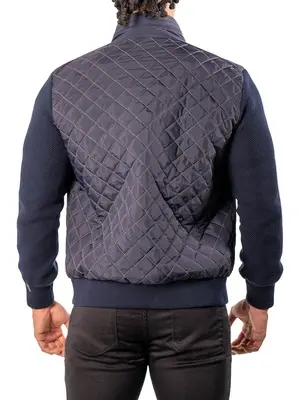 MACEOO Bomber Jacket - Blue
