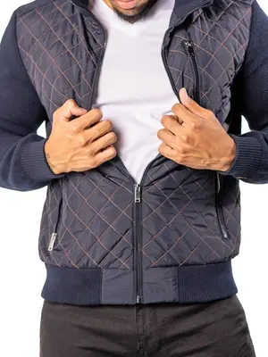 MACEOO Bomber Jacket - Blue