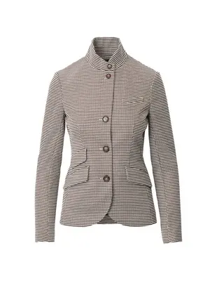 Rag & Bone Slade Check Stretch-cotton Blazer