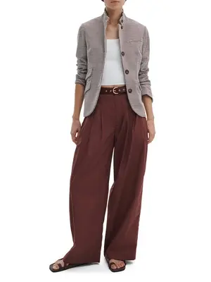 Rag & Bone Slade Check Stretch-cotton Blazer