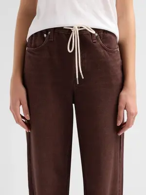 Rag & Bone Rb Miramar Terry Drawcord Wide-leg Pants