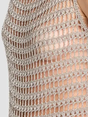 TWP Cleo Metallic Crochet Tank