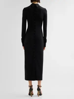 Dolce & Gabbana Wool Midi Shirtdress