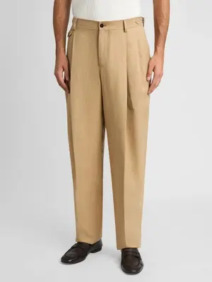 Dolce & Gabbana Pleated Straight-leg Trousers