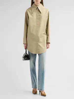JIL SANDER Alma 95mm Suede Pumps - Walnut