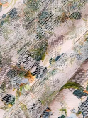 Cinq À Sept Sofia Trailing Iris Maxi Skirt