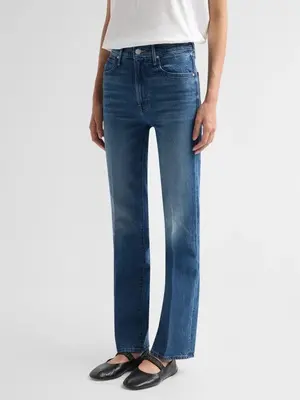 MOTHER The Kick It Slim-fit Straight-leg Jeans