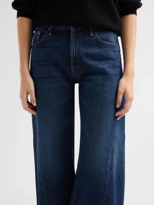MOTHER Lil' Lemon Twist Sneak Jeans
