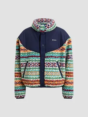 Polo Ralph Lauren Jaquard High-pile Fleece Jacket