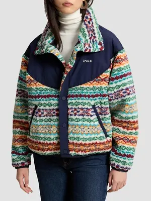 Polo Ralph Lauren Jaquard High-pile Fleece Jacket