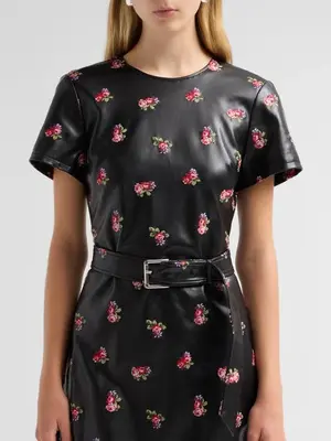 Cinq À Sept Bea Tossed Roses Mini Dress