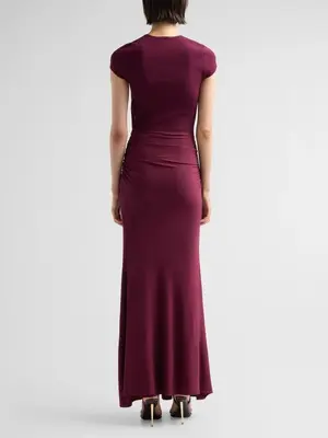Simkhai Matilde Cap-sleeve Gown