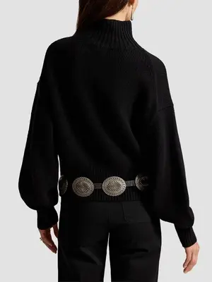 Polo Ralph Lauren Cashmere Funnel-neck Sweater - Black