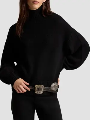 Polo Ralph Lauren Cashmere Funnel-neck Sweater - Black