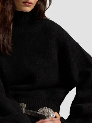 Polo Ralph Lauren Cashmere Funnel-neck Sweater - Black