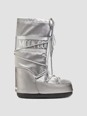 Moon Boot Core Icon Glance Snow Boots - Silver