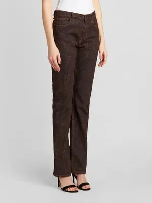 Etro Paisley Mid-rise Slim Jeans