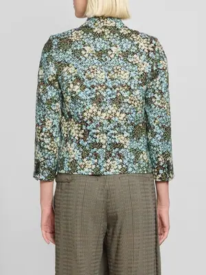 Dries Van Noten Bamis Floral Cotton-blend Jacket