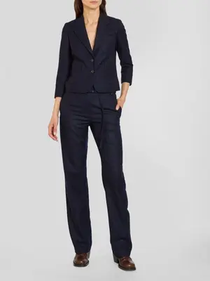 Dries Van Noten Bamis Wool Crop Blazer
