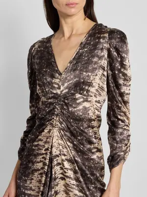 Isabel Marant Étoile Albini Printed Silk Midi Dress