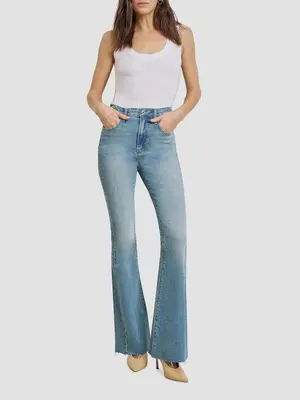 FAVORITE DAUGHTER The Valentina Stretch-cotton Flared-leg High-rise Jeans