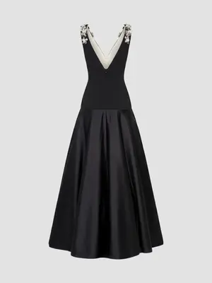 Mac Duggal Embellished Crepe & Satin Ball Gown