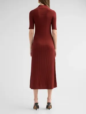 Prabal Gurung Rib-knit Midi Dress