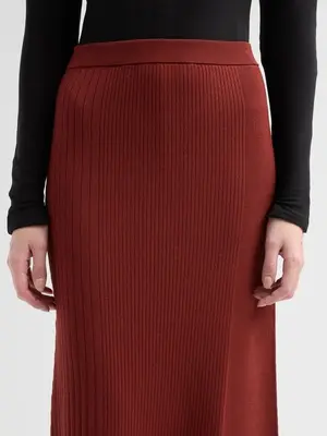 Prabal Gurung Rib Knit Midi Skirt