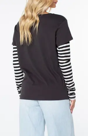 Roxy Kinda Salty Two-fer T-shirt