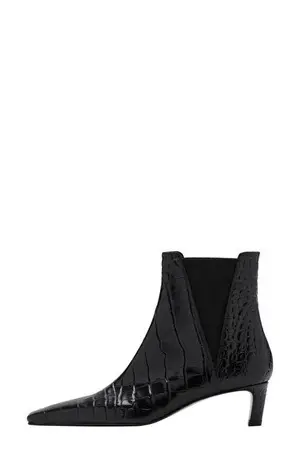 Mango Kitten Heel Chelsea Boot